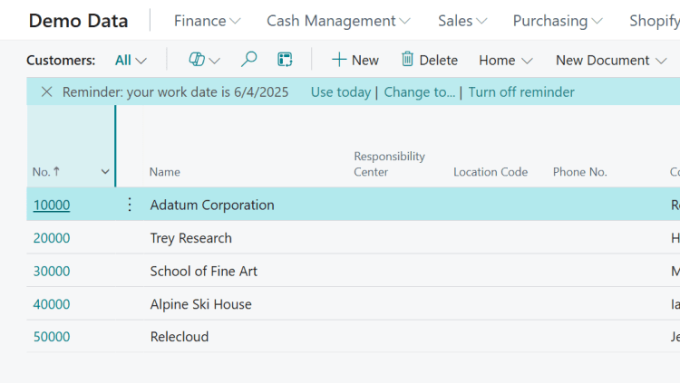Understanding the Contoso Demo Data Tool in Business Central – Miljan's ...